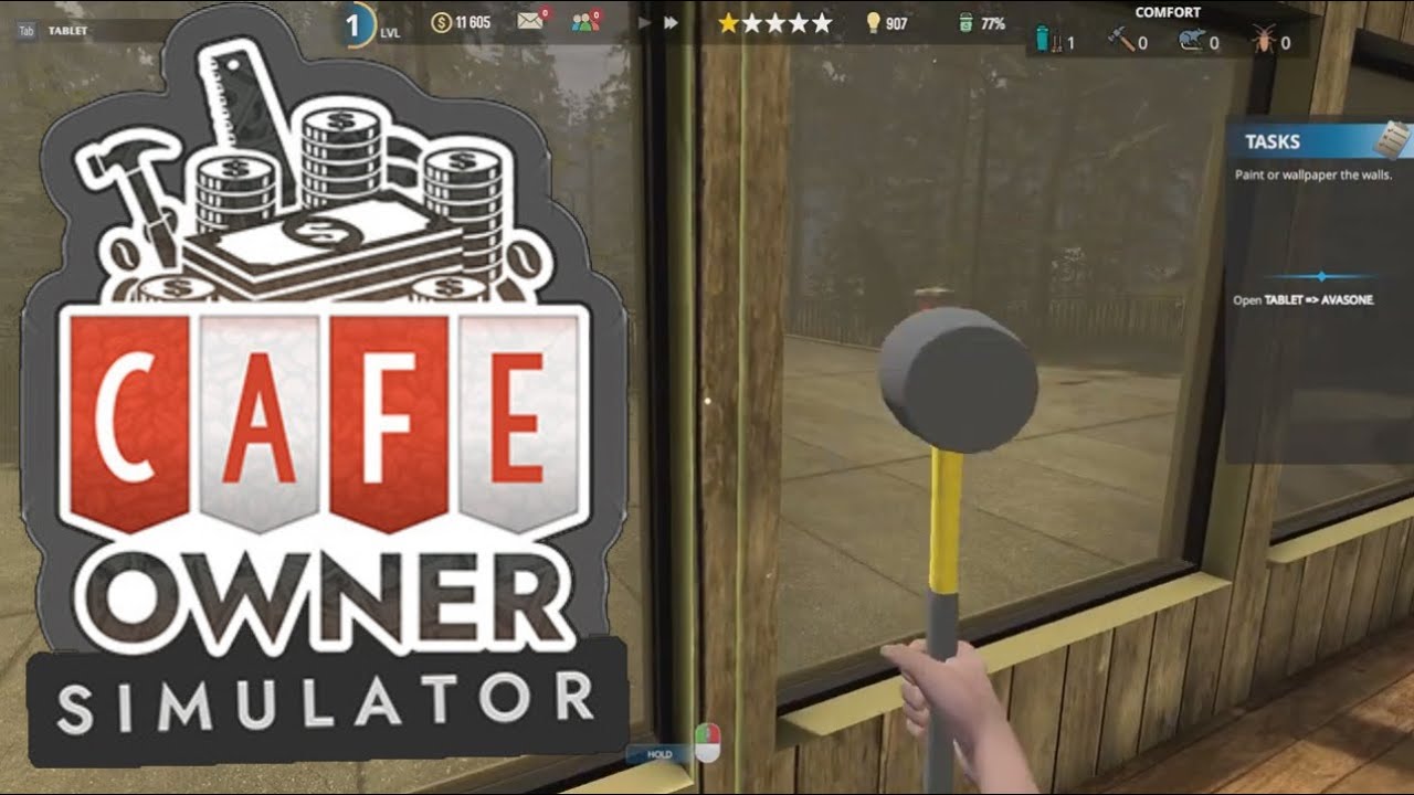 Cafe Owner Simulator 'Demo Gameplay' - Let's clean this fine new ...