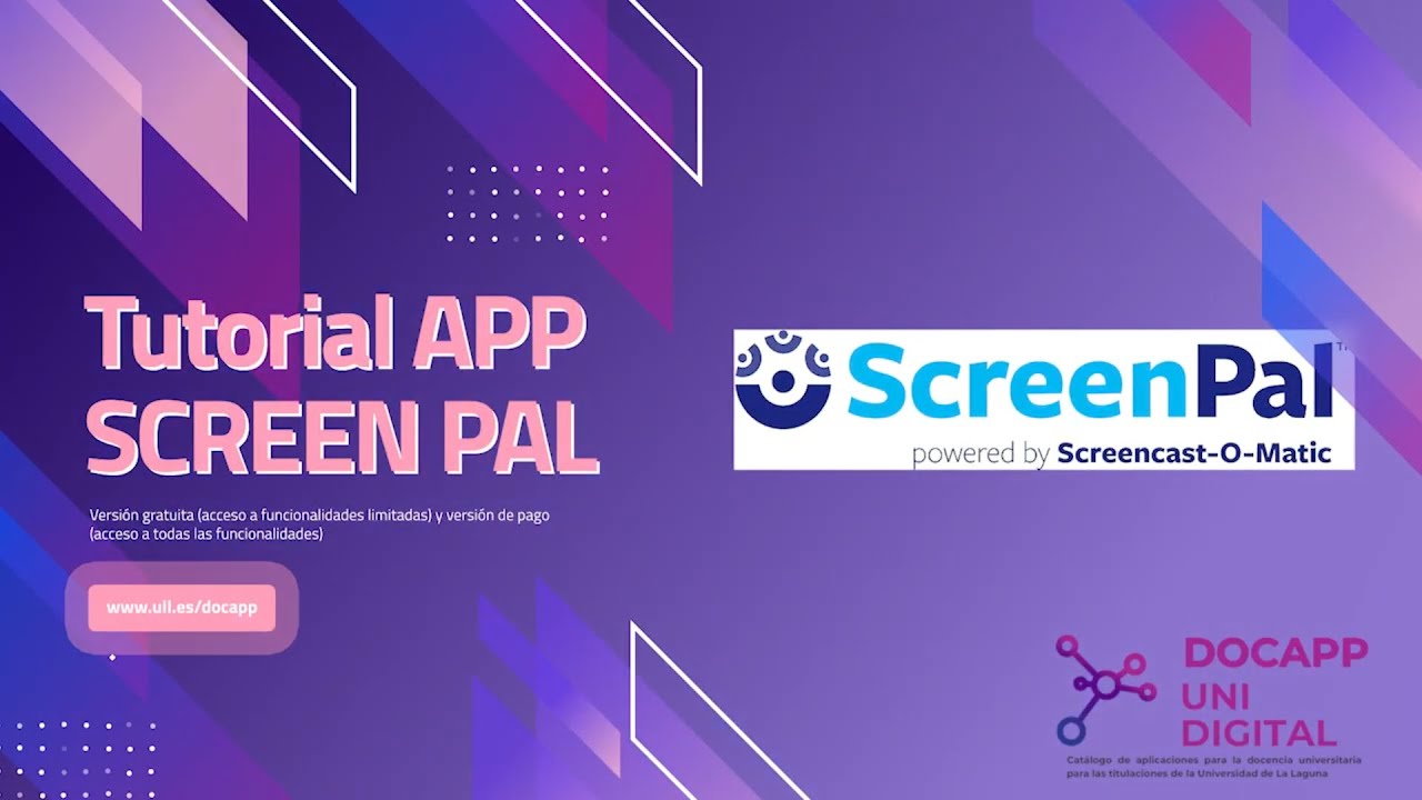 Videotutorial DocApp: ScreenPal - YouTube