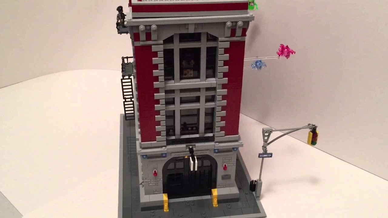 Lego Ghostbusters Firehouse HQ set update #4: Completed set - YouTube