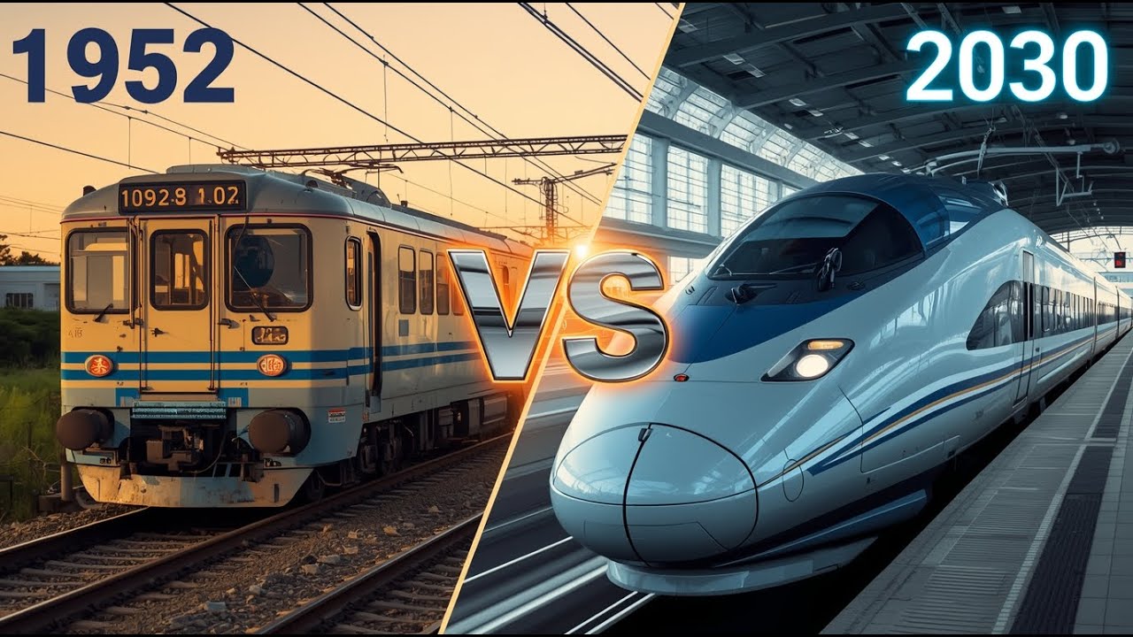 Japanese Passenger Trains Evolution — From 1952 to 2030 - YouTube