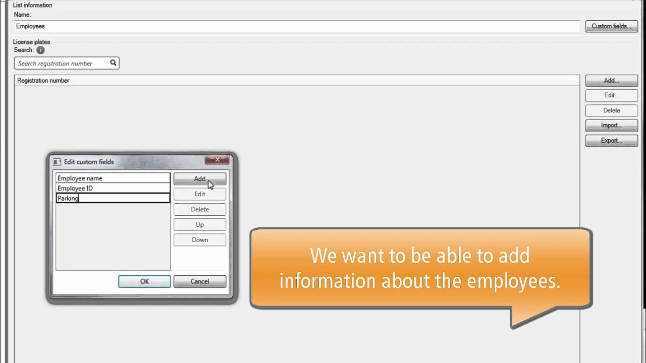Milestone - XProtect LPR 2015: Create a match list - YouTube