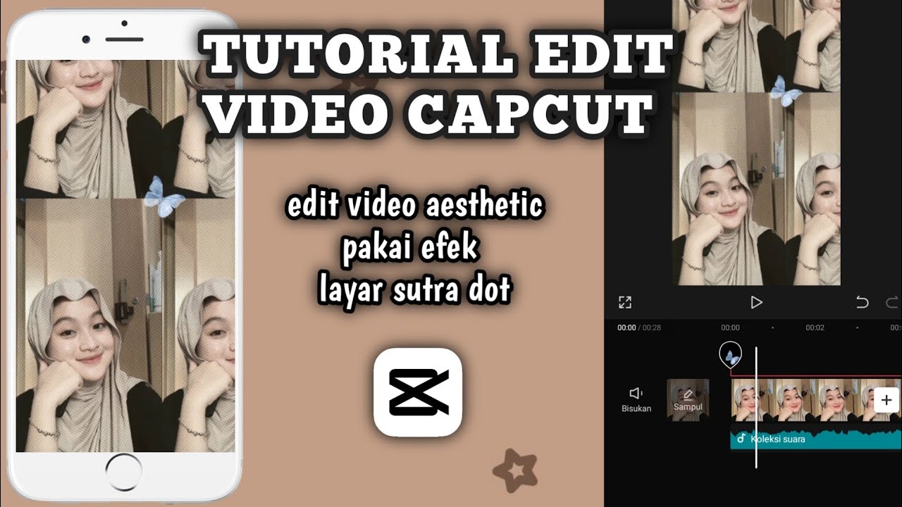 CARA EDIT VIDEO AESTHETIC PAKAI EFEK LAYAR SUTRA DOT - YouTube