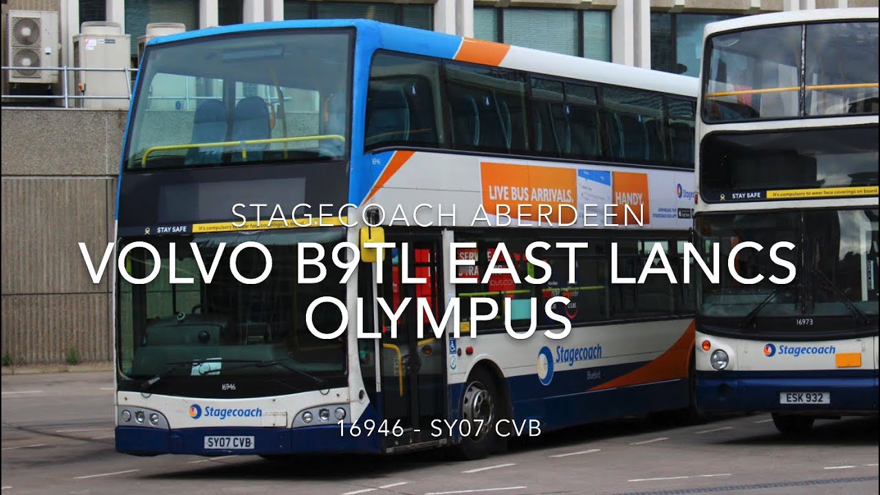 **THRASH** Stagecoach Aberdeen - 16946 - SY07 CVB - Volvo B9TL East ...