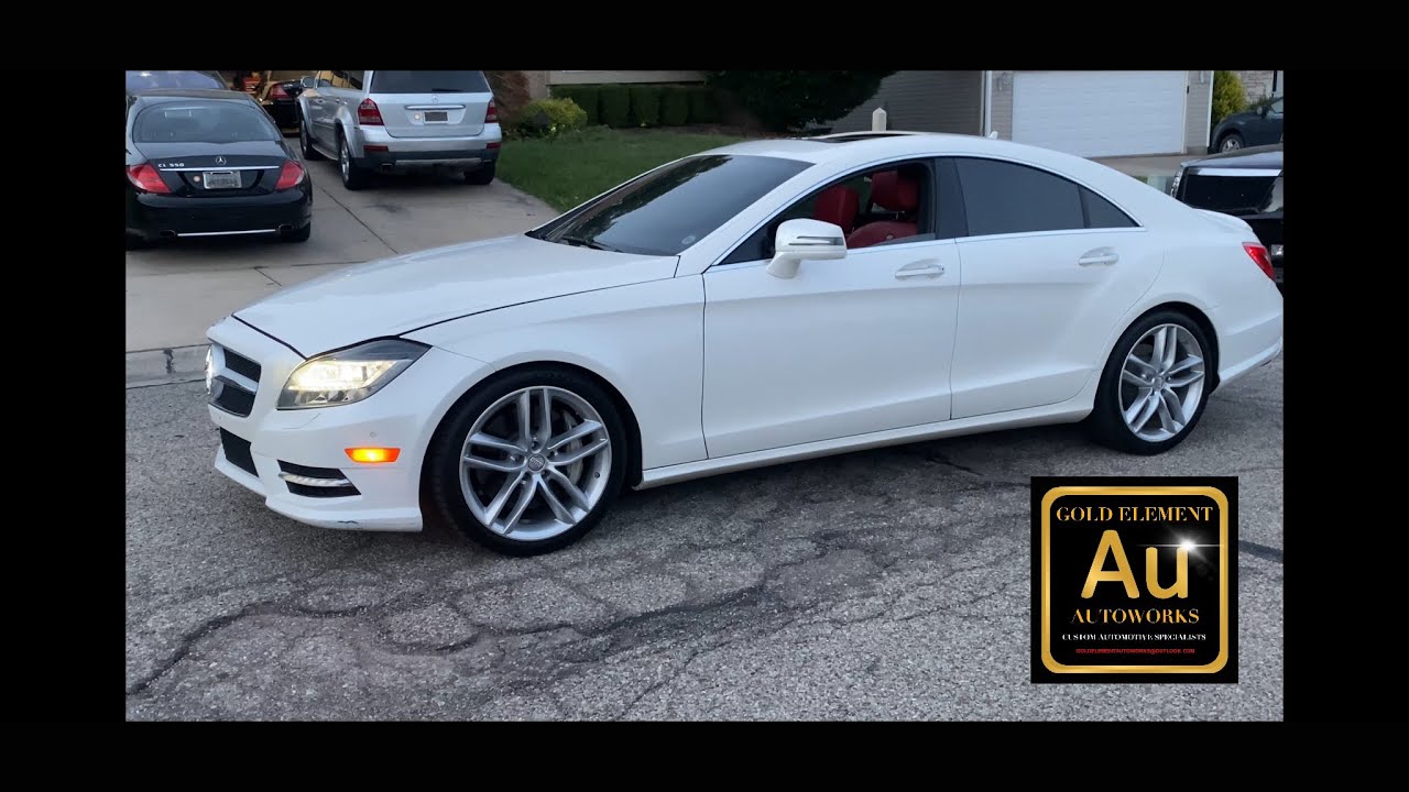 My Friend's Mercedes-Benz CLS550 Designo Series Twin Turbo V8 Pulls Up ...