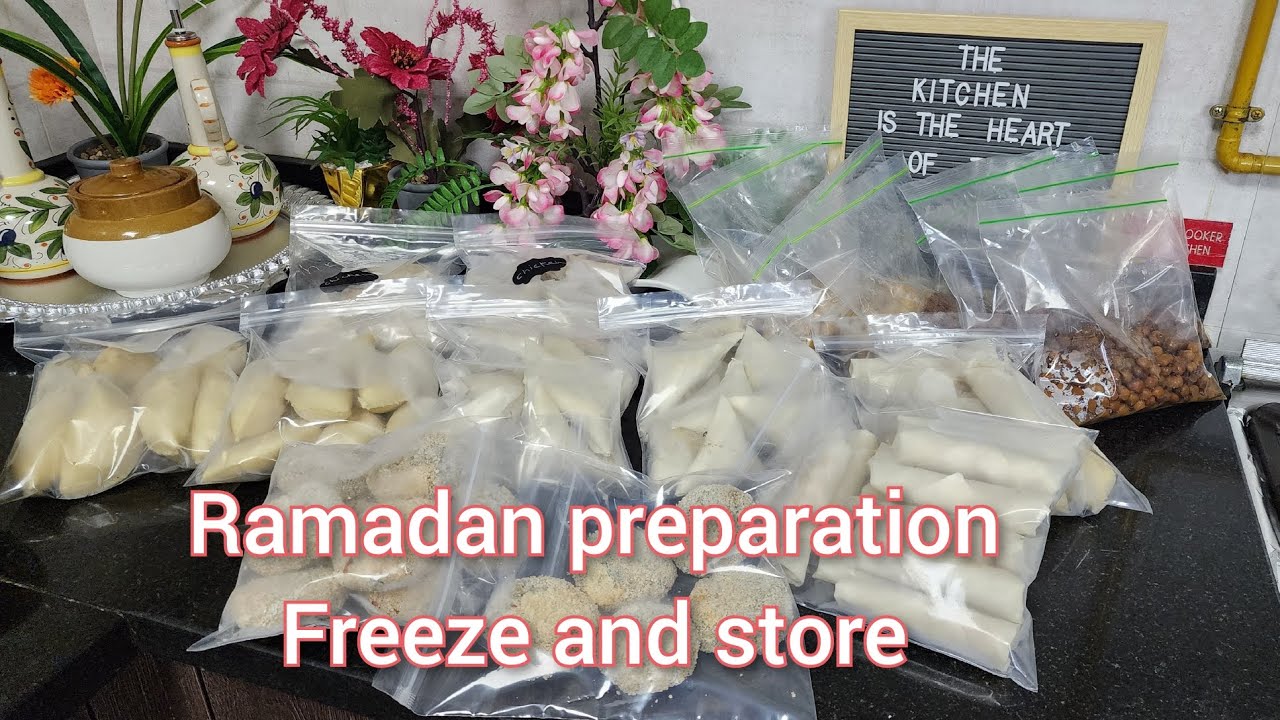 Ramadan preparation part 2 , freeze and store recipes, dubaimomvlog ...