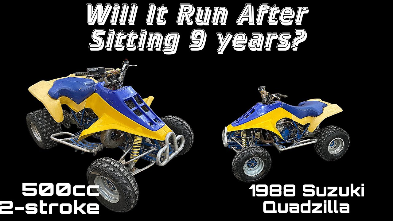 Suzuki Quadzilla 500cc 2 stroke, Sitting for 9 Years, Fixed in 30 ...