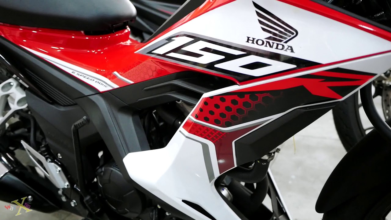 Honda Sonic 150R 2020 - New Energetic Red - Walkaround - YouTube