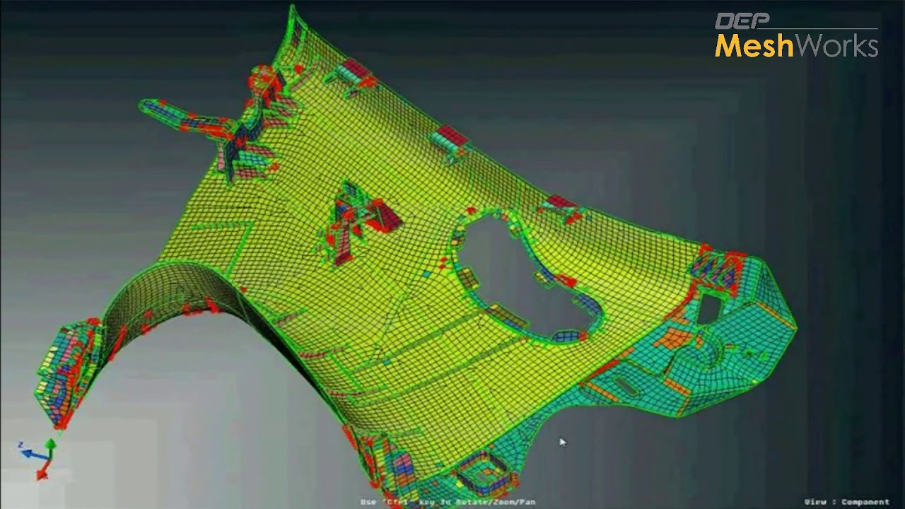 Thickness Assignment using DEP MeshWorks - YouTube