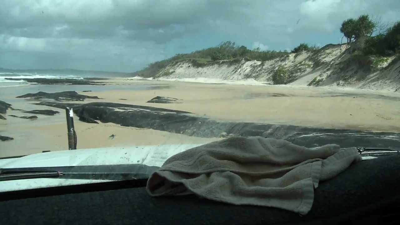 Passing Ngala rocks Fraser Island 28 March 2012 - YouTube