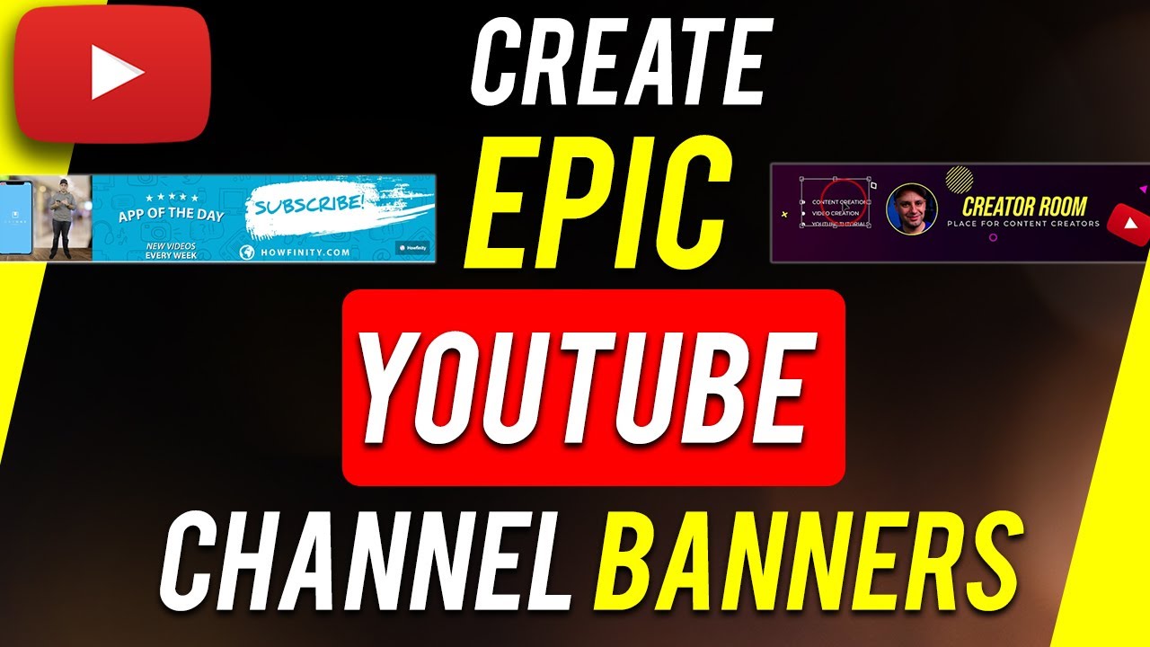 How to Make a YouTube Channel Banner with Photoshop - YouTube