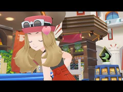 Serena Farting in the Pokemon Centre.