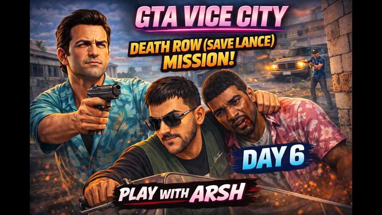 Death Row Mission || GTA DAY 6 || Play With Arsh - YouTube