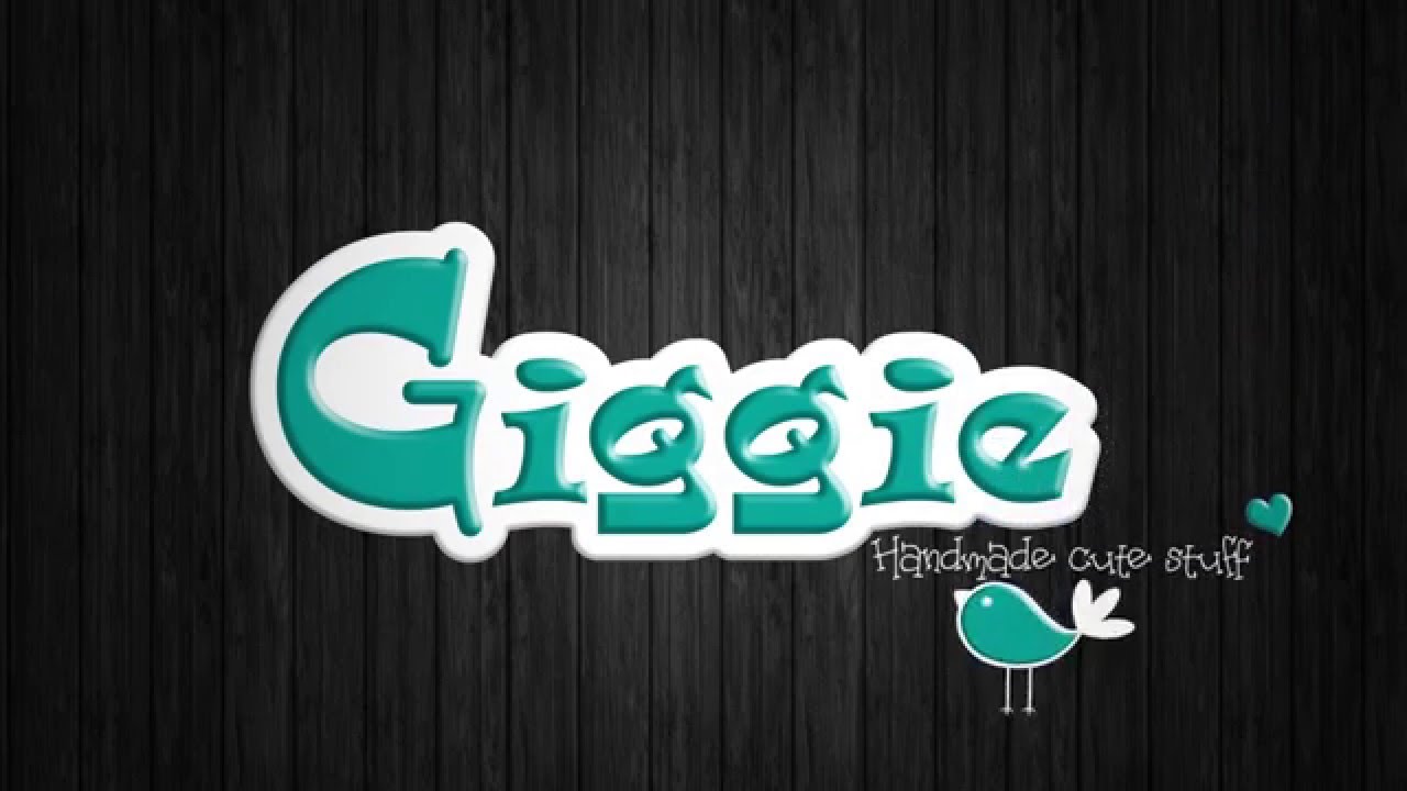 Giggie - Handmade cute stuff - animated logo - YouTube