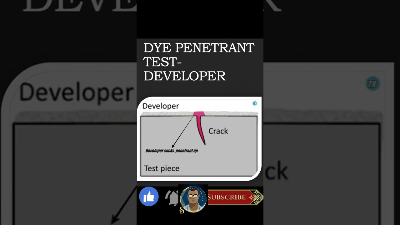 DYE PENETRANT TEST DEVELOPER #shorts, DPT & INFORMATION - YouTube