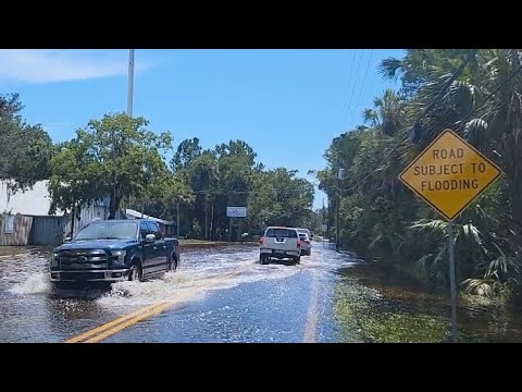 Homosassa a day after Hurricane Idalia storm surge. Last day of Summer ...