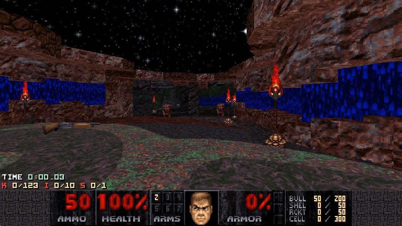 Doom II — Not Even Remotely Fair — Map 02 NM100S (+ all items) in 0:29 ...