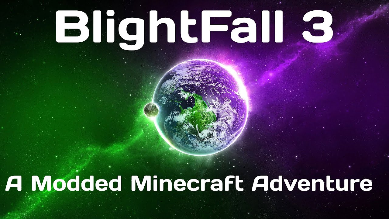 Modded Minecraft: Blightfall Episode 1 A new beginning and a quest for ...