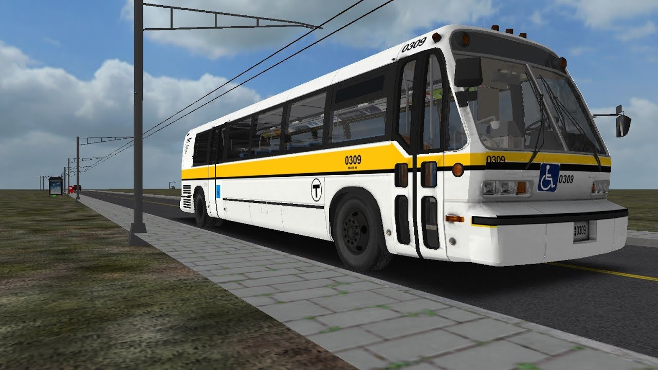 MBTA BSRA Route 72 Harvard Fan Trip Nova RTS #0309 OMSI 2 - YouTube