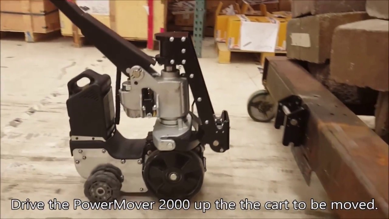 Industrial Cart Mover PowerMover 2000 - 3500lb Capacity - YouTube