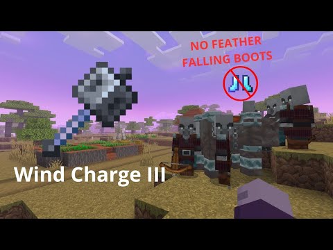 Mace with Wind Burst III VS Raid | Minecraft - YouTube