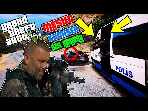 MESUT KOMİSER KAÇIRILAN GÜZEL KADINLARI KURTARIYOR! - GTA 5 MESUT KOMİSER ÖZEL HAREKAT MODU