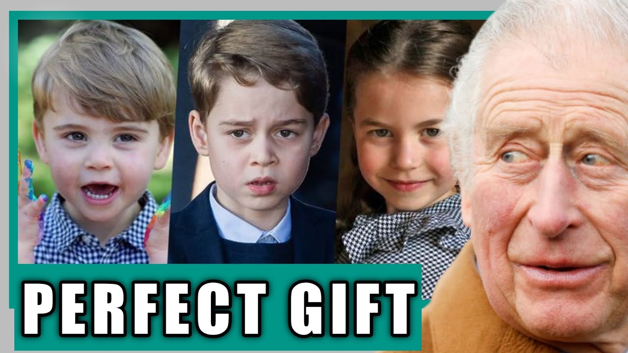 King Charles receives gifts from Prince George, Princess Charlotte and ...