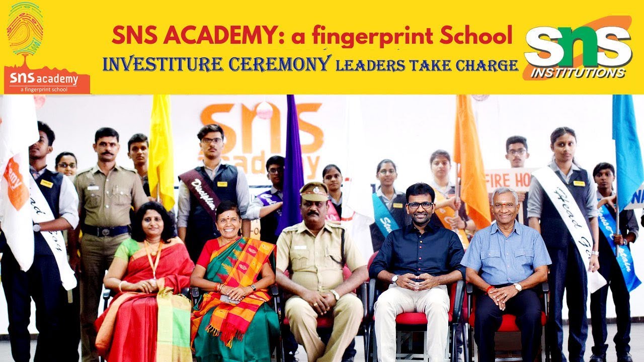 SNS INSTITUTIONS: SNS ACADEMY - Investiture Ceremony : Leaders take ...
