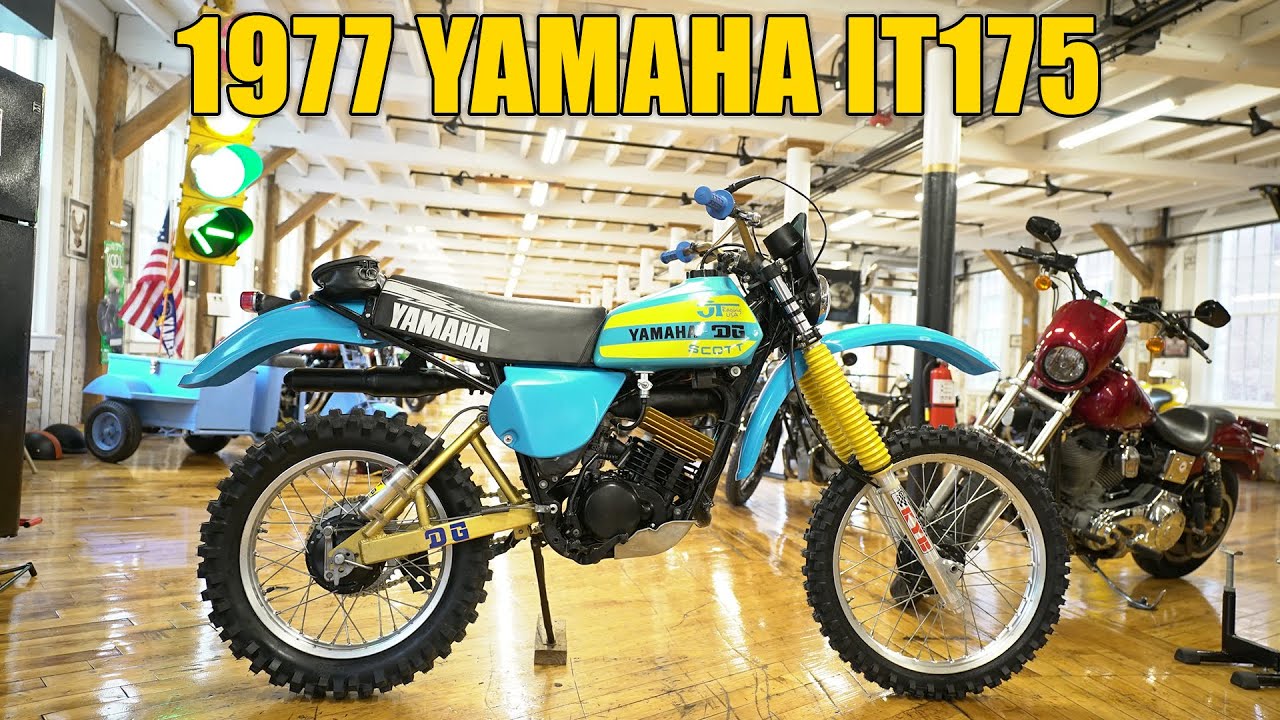 1977 Yamaha IT175 - YouTube