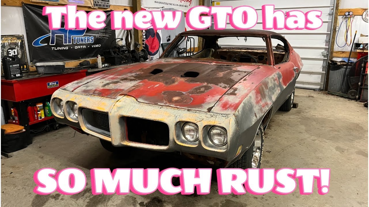 So much rust #rattymusclecars #1970gto #rustbucket - YouTube