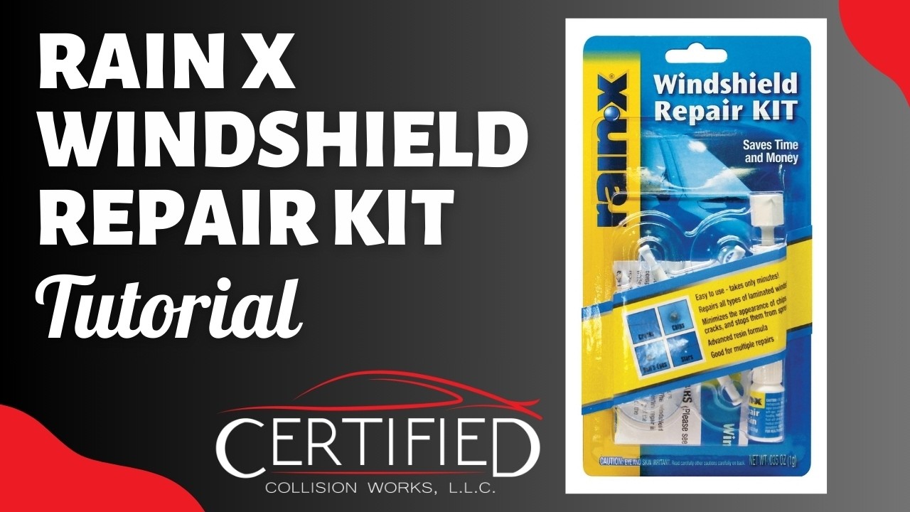 Rain x windshield repair kit full tutorial - YouTube