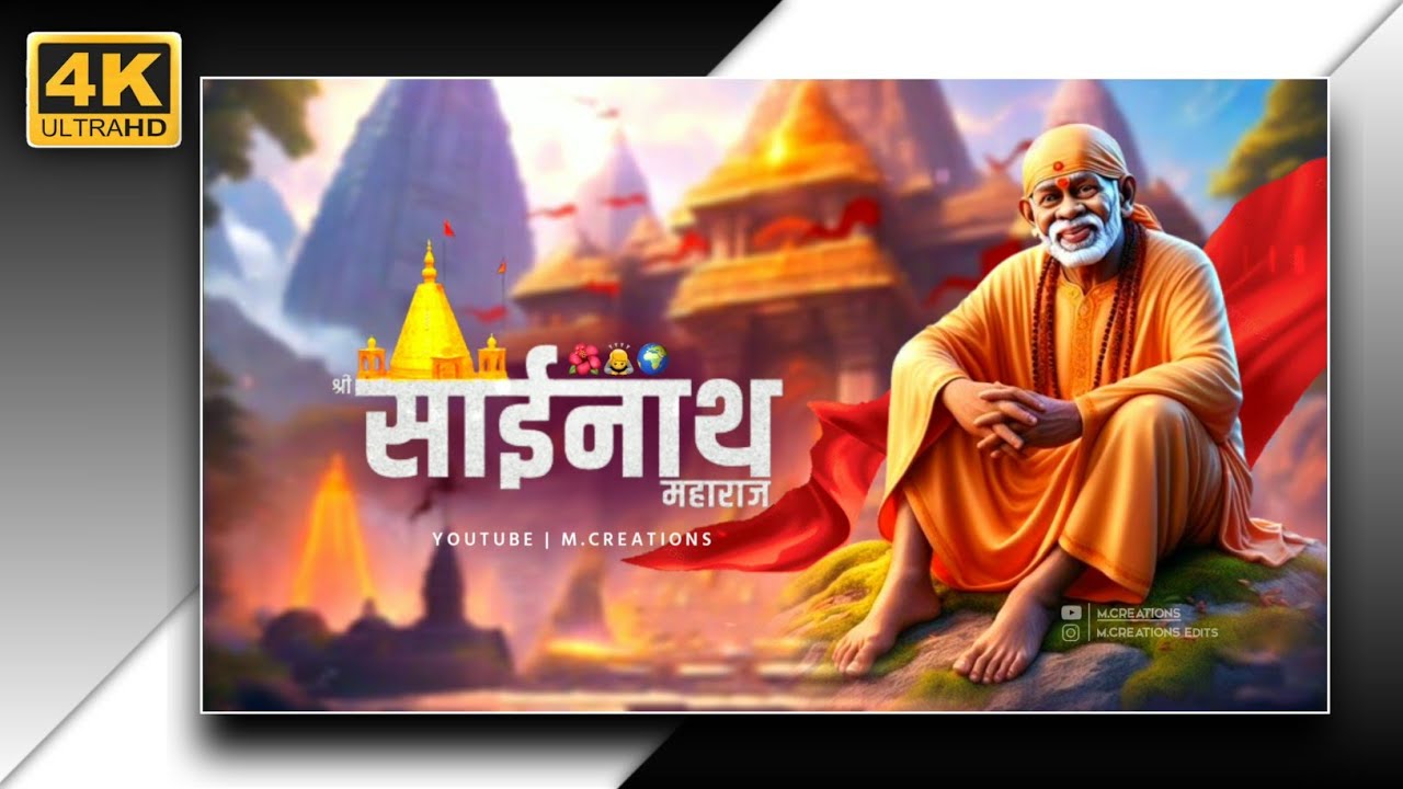 Sai Baba 4K Fullscreen Whatsapp Status | Sai Baba Status 2024| Om Sai ...