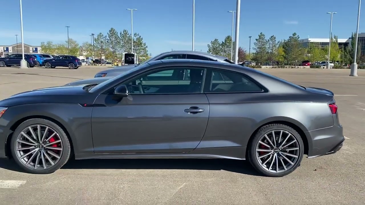 2023 A5 Coupe - Technik in Daytona Grey - YouTube