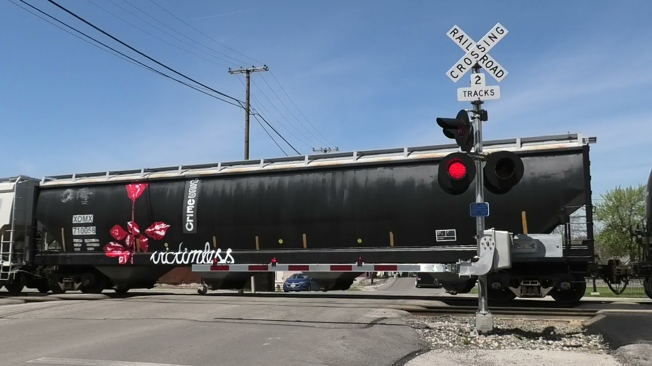 CSX 347 West in Fostoria, OH 4/26/21 - YouTube