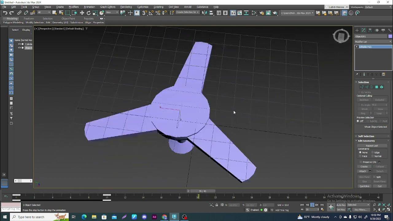 How to Animate a Ceiling Fan 3Ds Max - basic animation part 4. 3D animation tutorial - YouTube