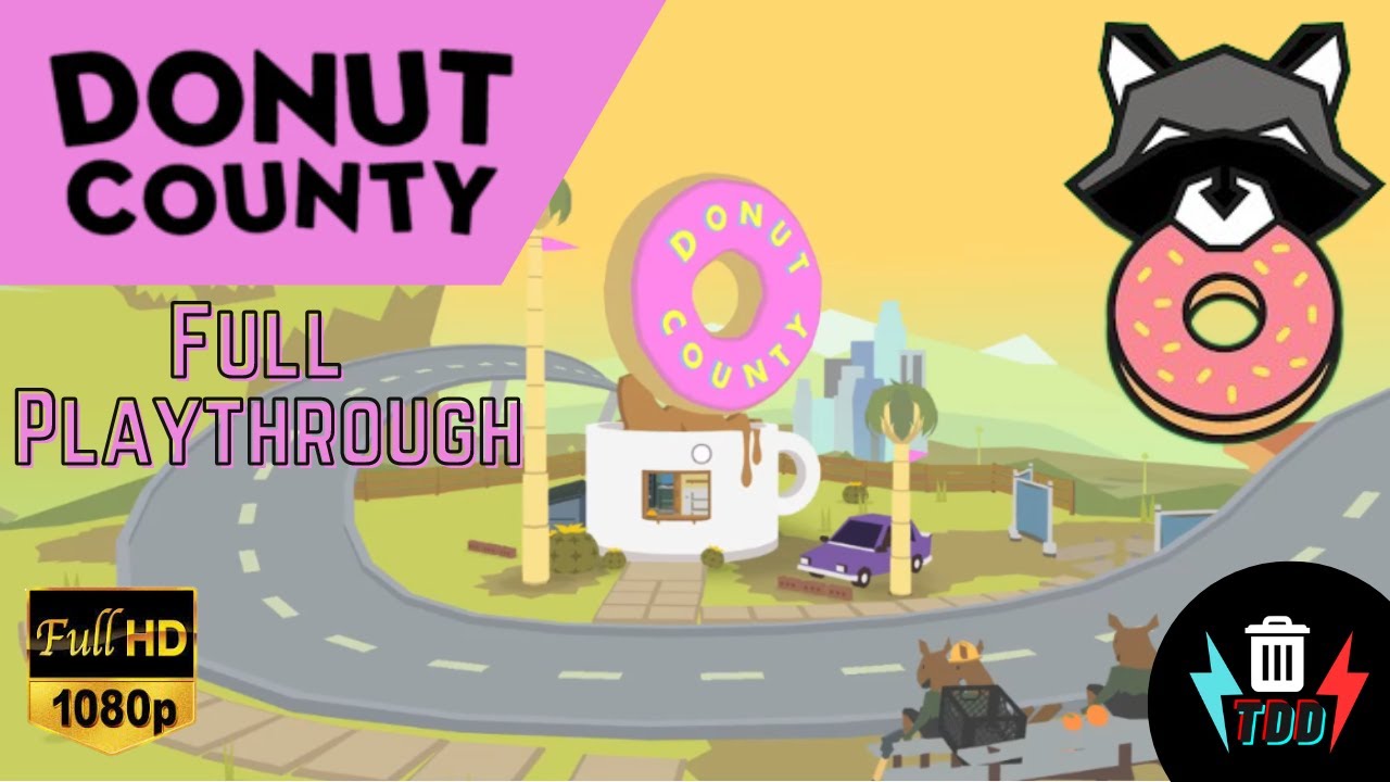 Donut County Full Playthrough | Full HD 1080p - YouTube