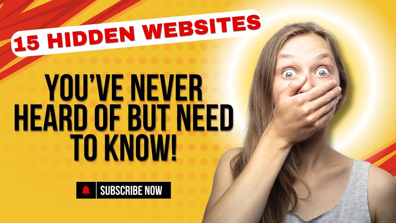 15 Hidden Websites You’ve NEVER Heard Of But Need to Know! 🌐💡 #website ...