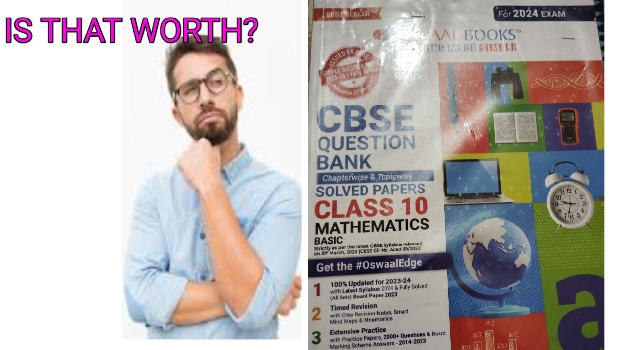 Oswaal Maths basic question bank unboxing 2024 | best question bank for ...