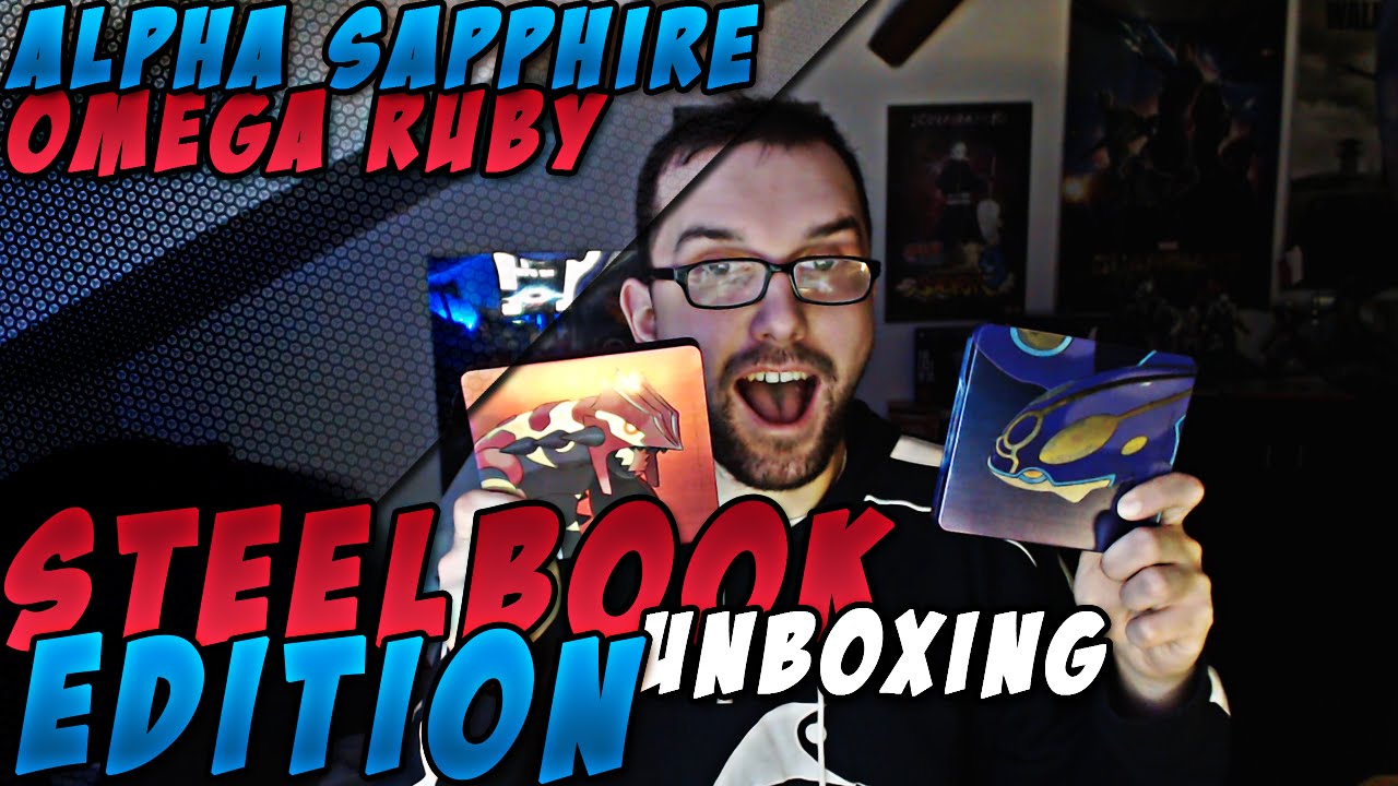 Unboxing: Pokémon Omega Ruby & Alpha Sapphire Limited Steelbook Edition ...
