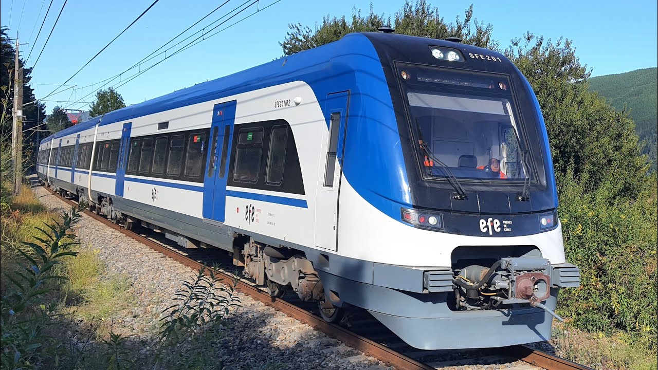 CRRC SFE-200 / Hualqui - Quilacoya - YouTube