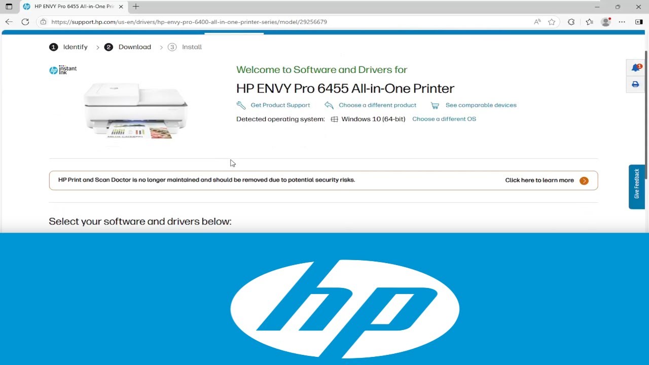 How To Install and Setup HP ENVY 6455 Printer [Guide] - YouTube