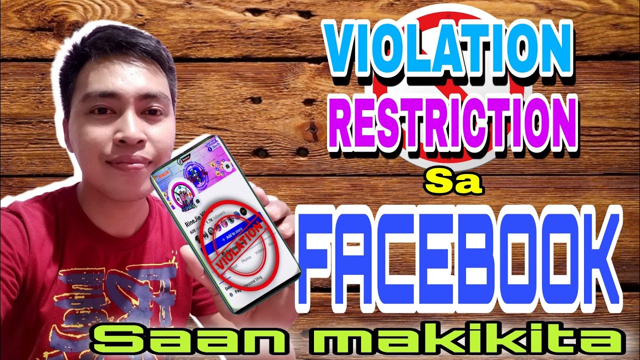 FACEBOOK VIOLATION/RESTRICTION SAAN MAKIKITA | TAGALOG TUTORIAL | Rine ...