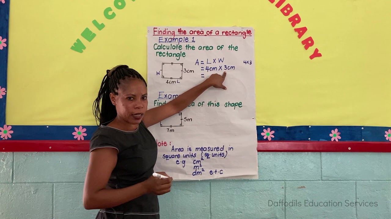 Area Of A Rectangle (2) - Primary 3 - YouTube