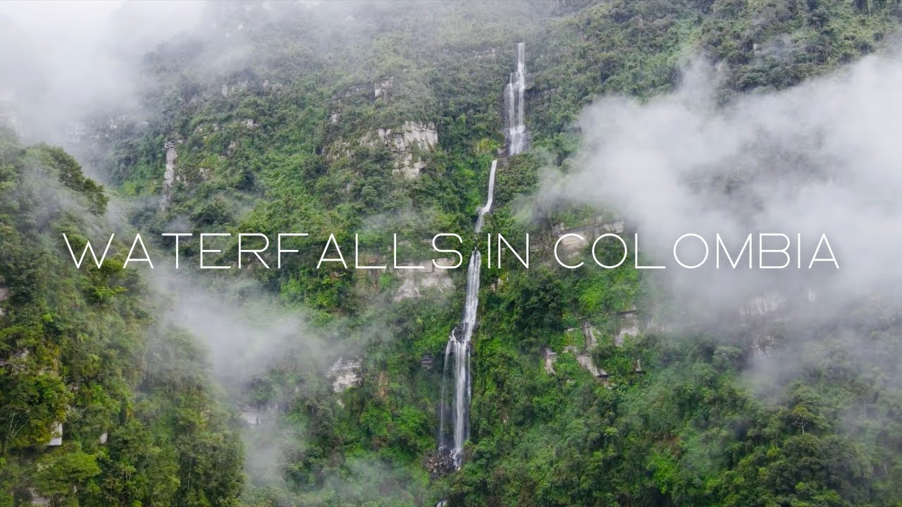 WATERFALLS IN COLOMBIA / 4K DRONE FOOTAGE - YouTube