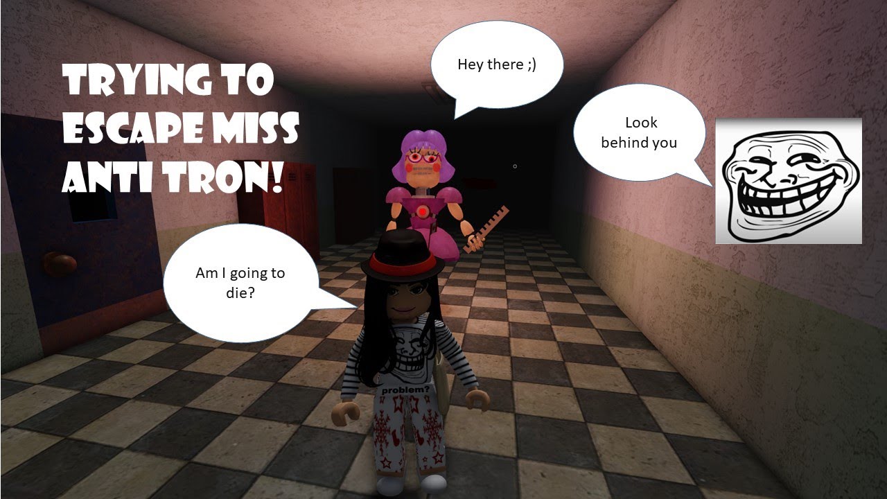 Trying to escape Miss Anti Tron! - YouTube