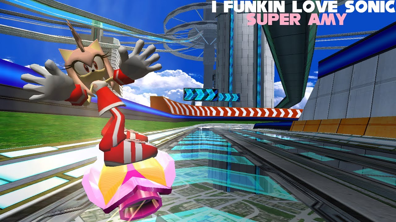 Sonic Riders DX v2.0.1 "I FUNKIN LOVE SONIC" 3 Laps Metal City (Super ...