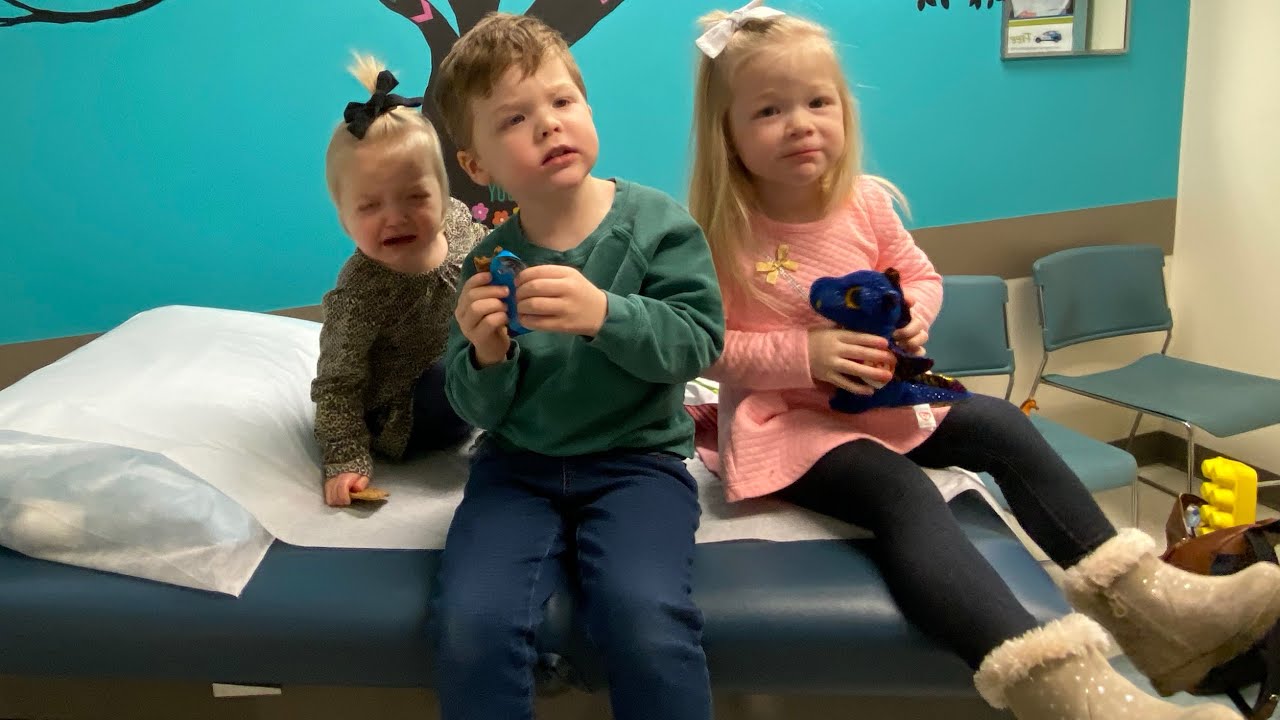 We took all 3 kids to the doctor - YouTube