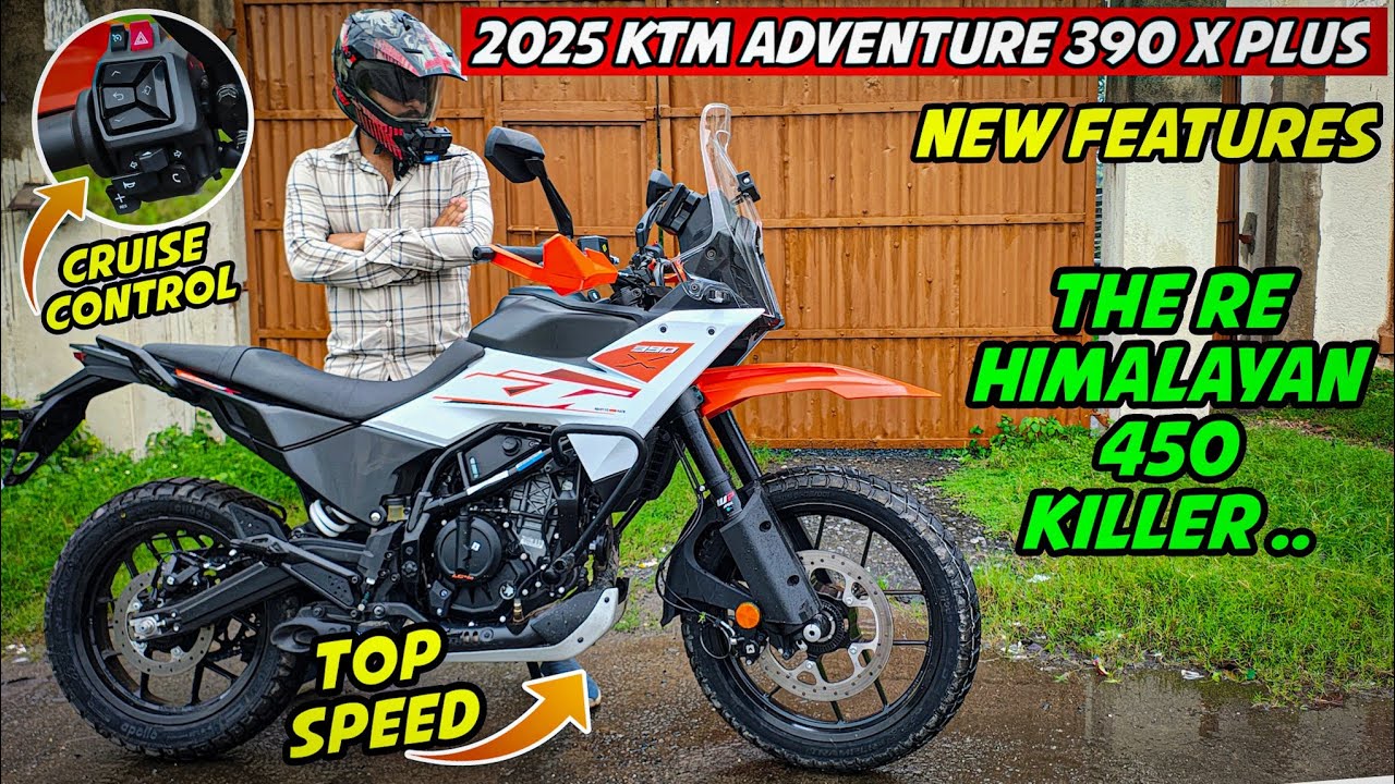 2025 KTM Adventure 390 X Plus Ride Review|| Cruise Control Update ...