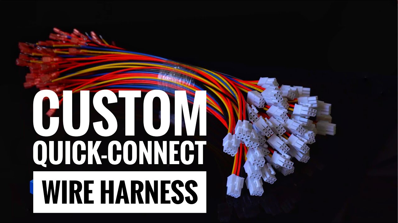Custom Quick-Connect Wire Harness - YouTube