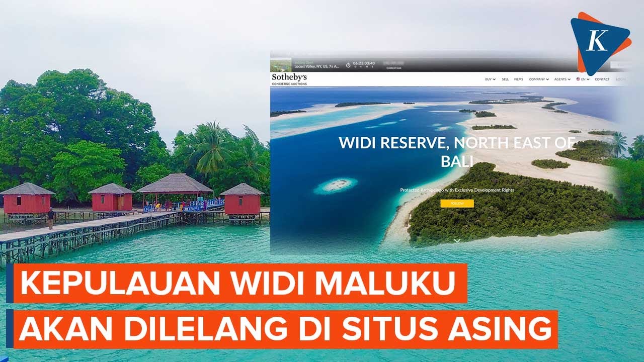 Kepulauan Widi di Maluku Utara Akan Dilelang di Situs Lelang Asing ...