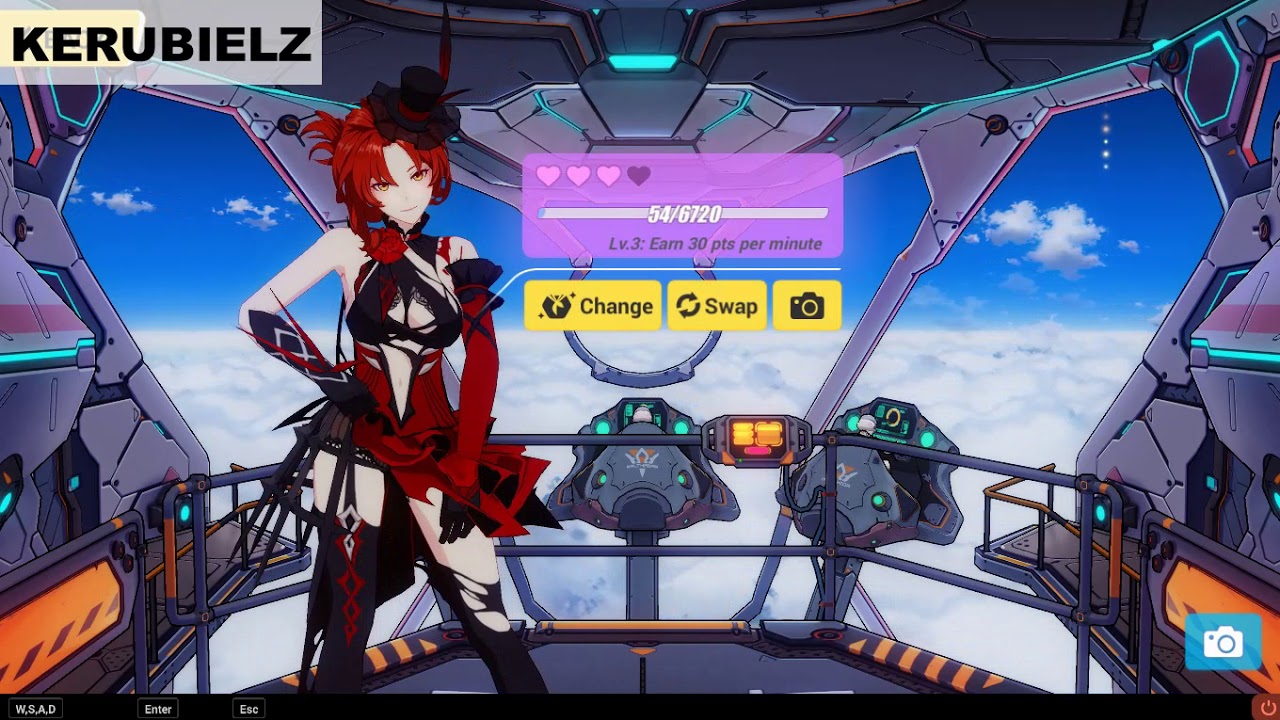 Honkai Impact 3rd - Murata Himeko (old) touch affection 1-4 Subtitle ...